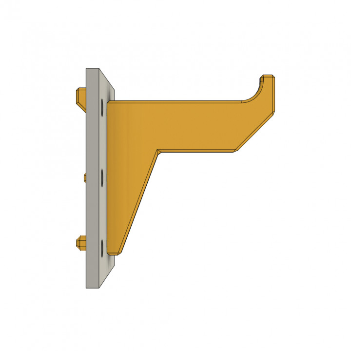 3D Printable Pegboard Tool Hanger by Dan Ouellet