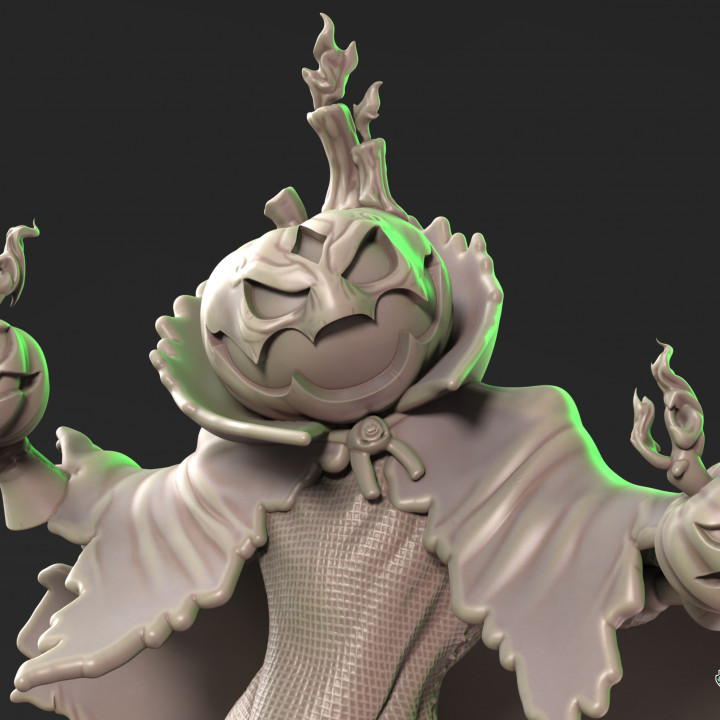 3D Printable Pumpkin Knight Bundle by PSMiniatures