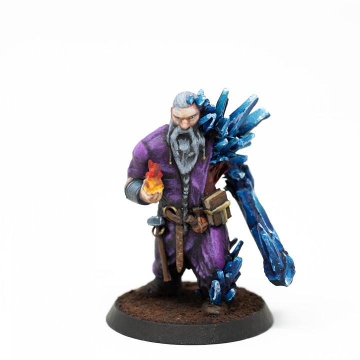 3D Printable Ulfgar, Corrupted Dwarf by Anima Games