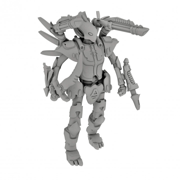 3D Printable Space Elves Spirit Lord Sci Fi/Wargame proxy miniature by ...