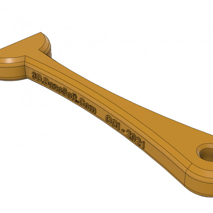 3D Printable Micro/Needle File Handle – 3 mm by Dan Ouellet