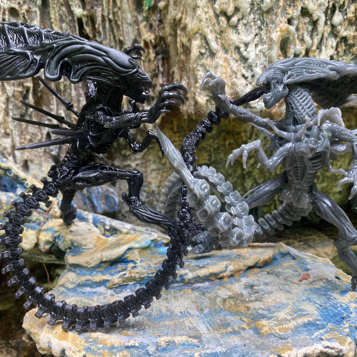3D Printable XENO BROOD MOTHER by PAPSIKELS MINIATURES