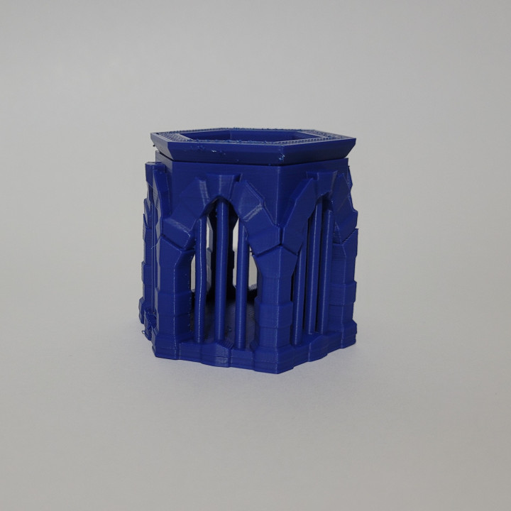 3D Print of Dice Jail Low Poly Support Free by kayrayne