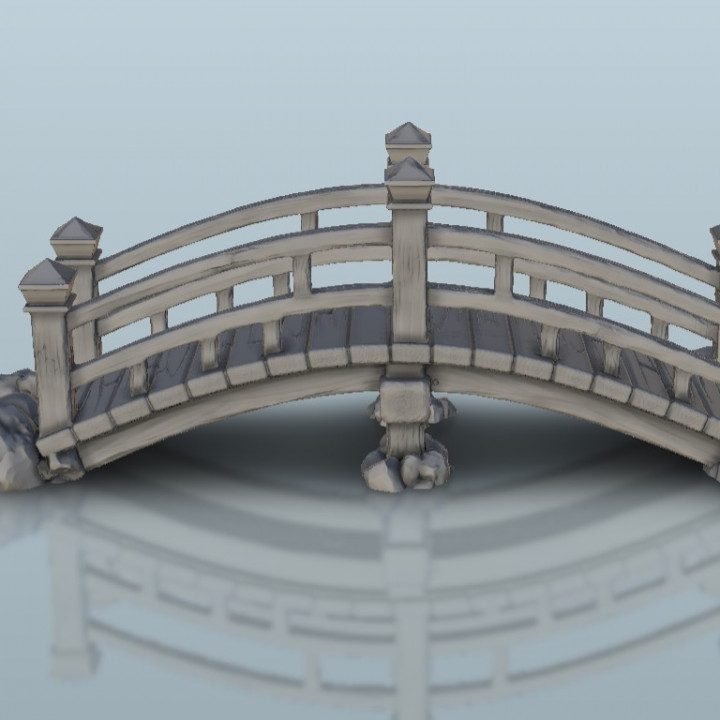 3D Printable Wooden bridge (12) - Age of Sigmar Bolt Action Flames of ...