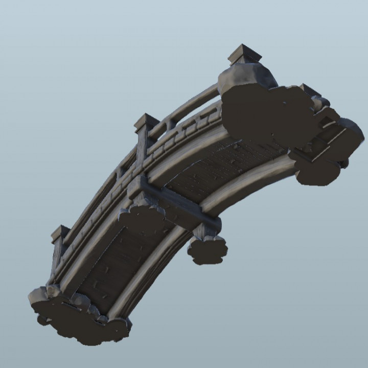 3D Printable Wooden bridge (12) - Age of Sigmar Bolt Action Flames of ...