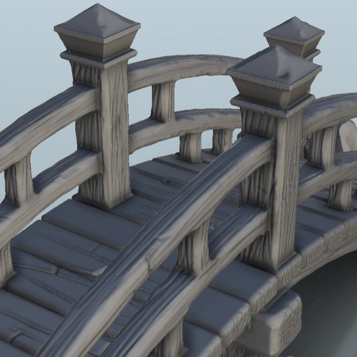 3D Printable Wooden bridge (12) - Age of Sigmar Bolt Action Flames of ...