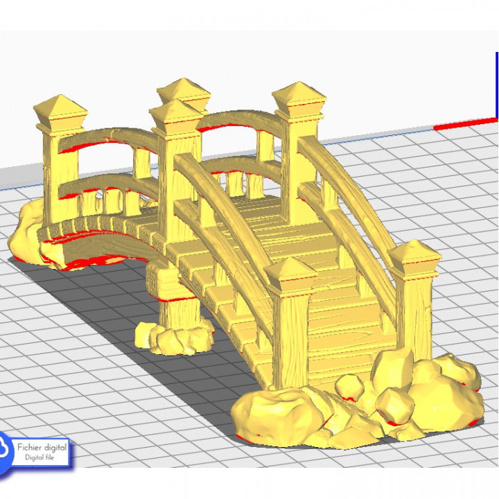 3D Printable Wooden bridge (12) - Age of Sigmar Bolt Action Flames of ...