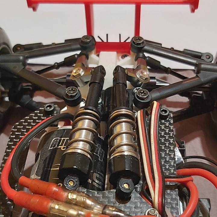 3D Printable Tamiya F201 F1 Formula. Rear axle aerodynamic downforce ...