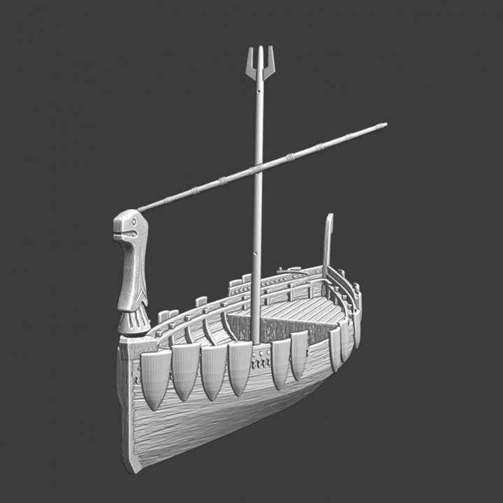 3D Printable Medieval Russian Warship by Northern Crusades Miniatures