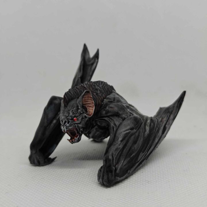 3D Print of Dire Bat - Tabletop Miniature (Pre-Supported) by ...