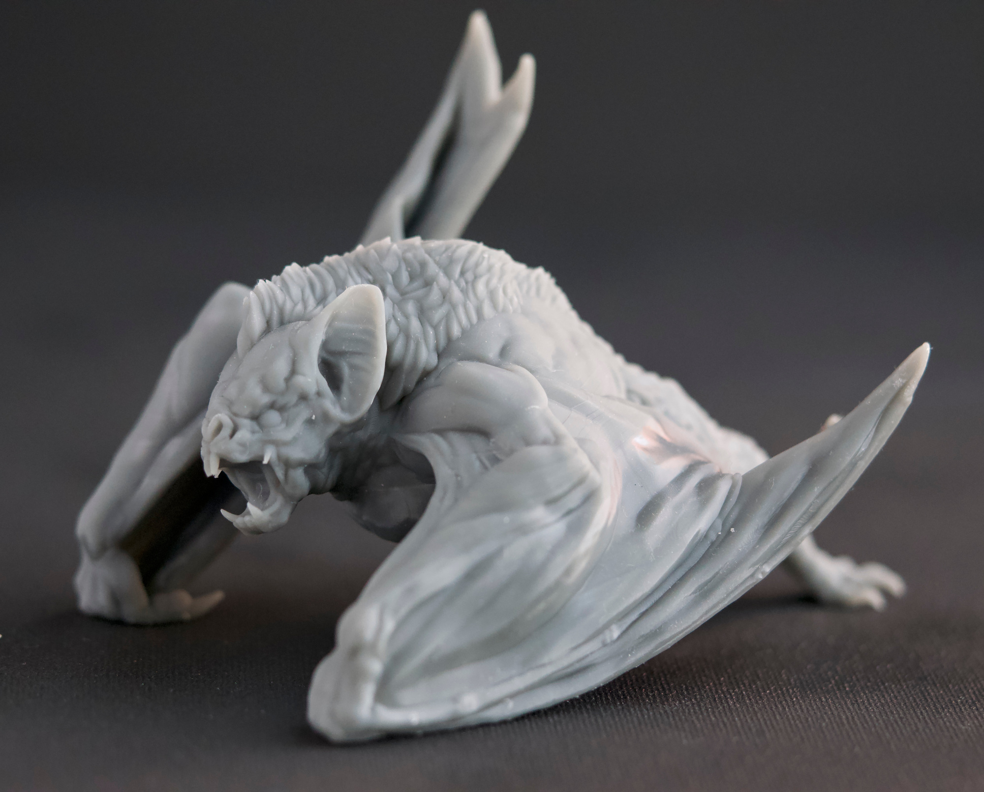 3D Printable Crawling Dire Bat - Tabletop Miniature (Pre-Supported) by ...