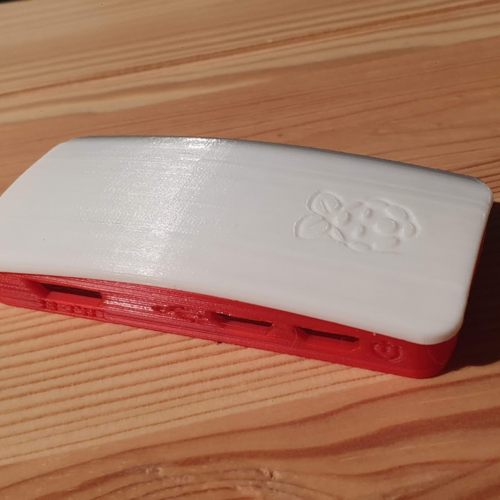 3D Printable Raspberry Pi Zero Official Case, Cloned by Steve Hanov
