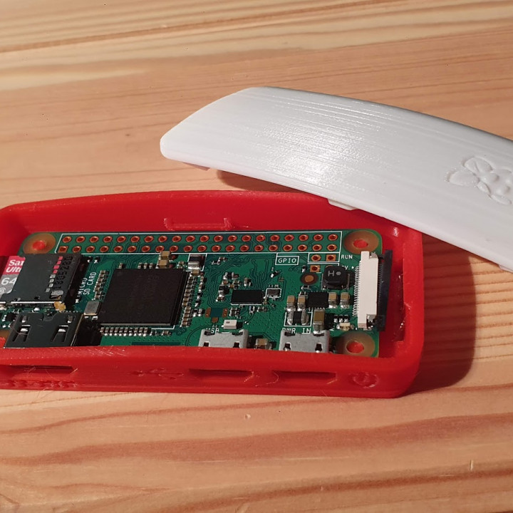 3D Printable Raspberry Pi Zero Official Case, Cloned by Steve Hanov