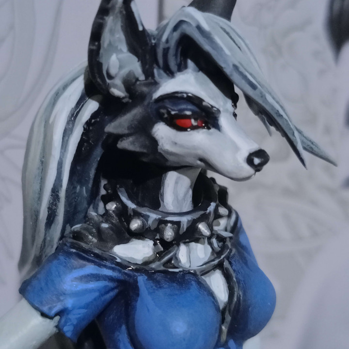 3D Print of Loona - Helluva Boss - 15cm model - Fanart by johndeadman