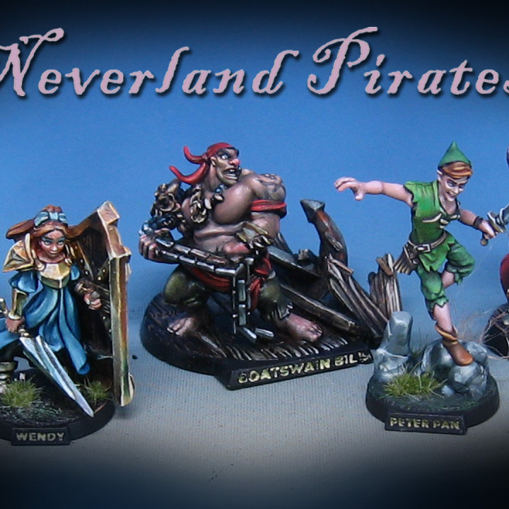 3D Printable Neverland Complete Set by Moonlight Minis- Christine Van ...