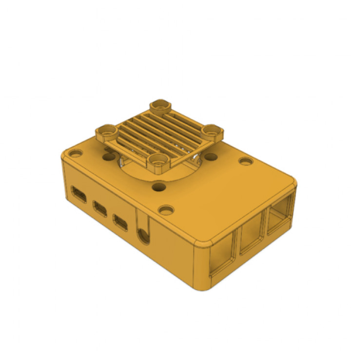3D Printable Raspberry Pi 4 case by alwin rodewijk