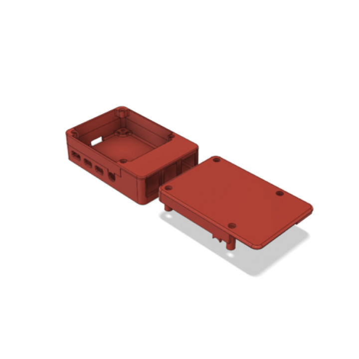 3D Printable Raspberry Pi 4 case by alwin rodewijk
