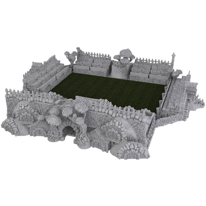 Fantasy Football Stadiums (3D Printable) Campaign - MyMiniFactory