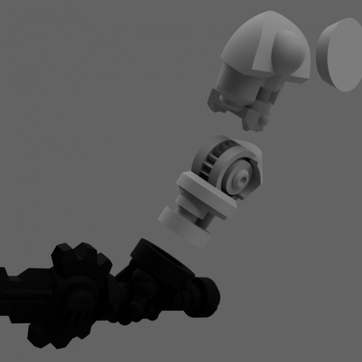 3D Printable Super Space Solider Bionic Posable Arm by Laserforge ...