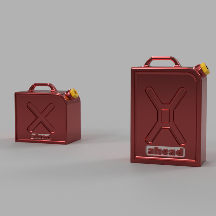3D Printable Fuel Can Tall by Ian Jim