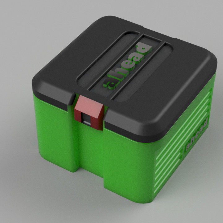 3D Printable Overland square storage box by Ian Jim