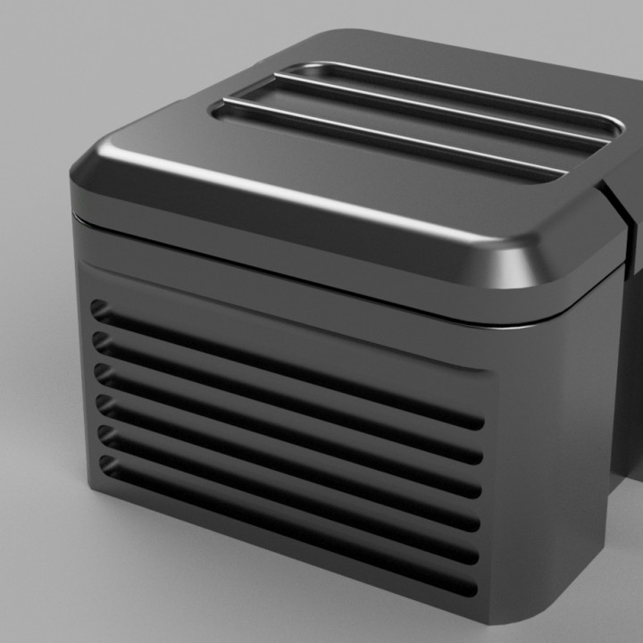 3D Printable Overland square storage box by Ian Jim