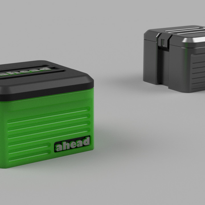3D Printable Overland square storage box by Ian Jim