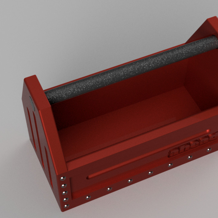 3D Printable Open toolbox by Ian Jim