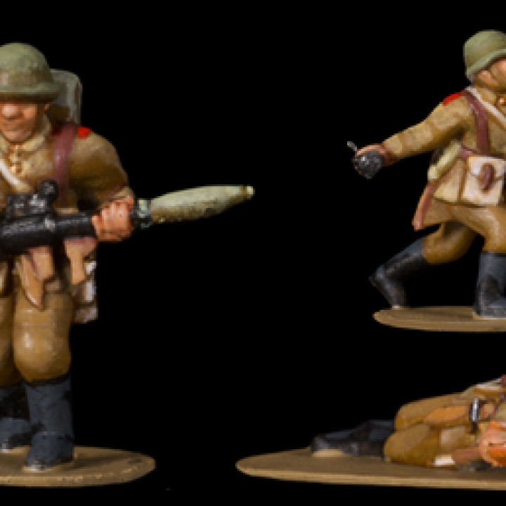 3D Printable 10mm Battleground 1983: Free Sample Figures CW-3 by Turner ...