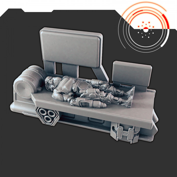 3D Printable Sci-fi Scenery - Droid Factory [Support-free] by Evan ...