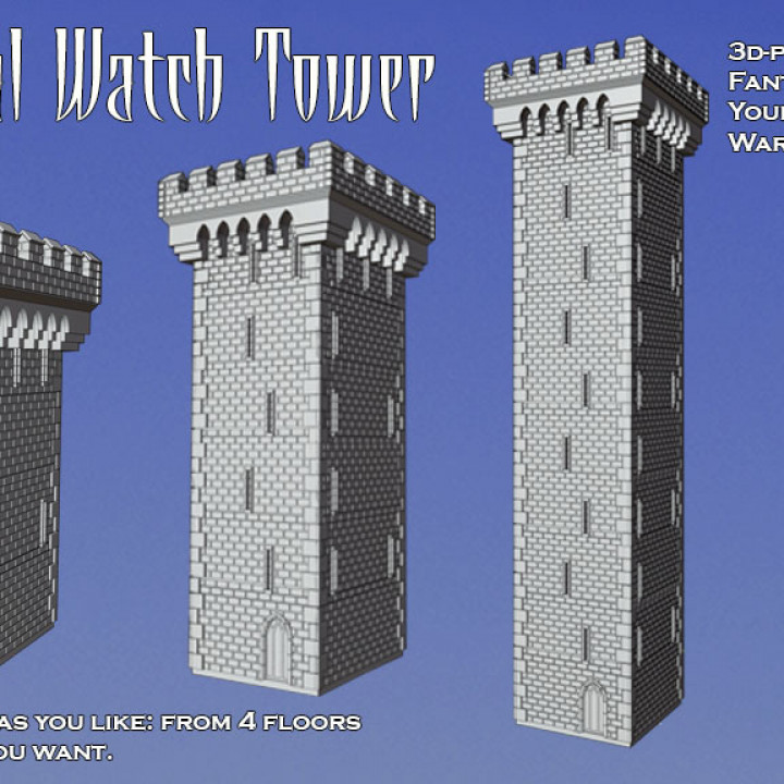 The Watchtower - a 3d Printable Gothic Inn Campaign - MyMiniFactory