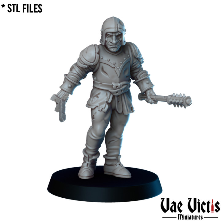 3D Printable Undead Guard Pack [PRE-SUPPORTED] by Vae Victis Miniatures