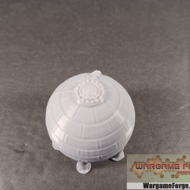 3D Printable Modern Industrial Storage Tank M017 by Wargame Forge