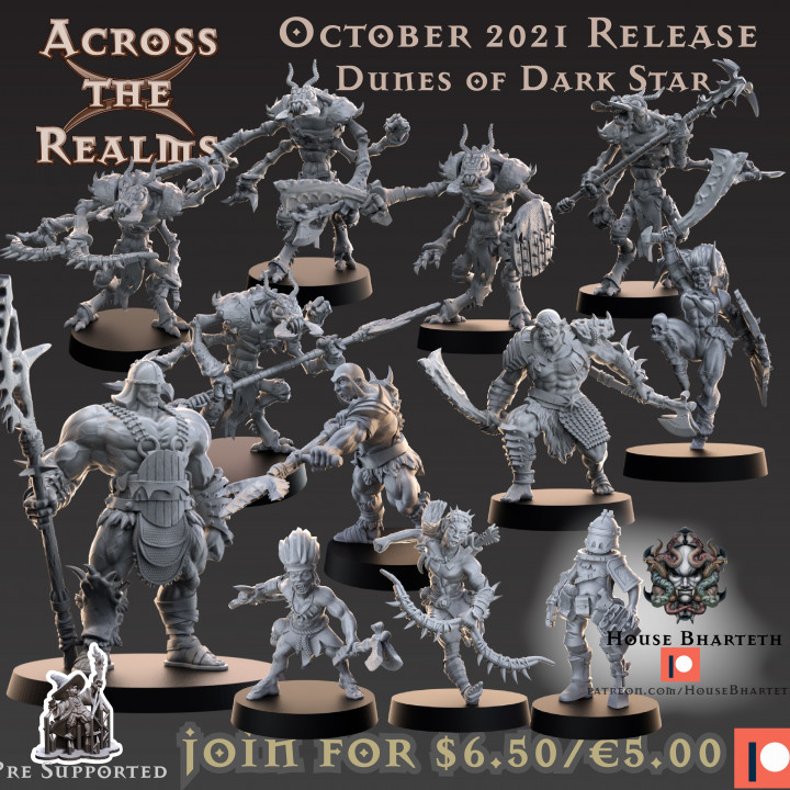 3D Printable Across the Realms - October 2021 Release by Across the Realms