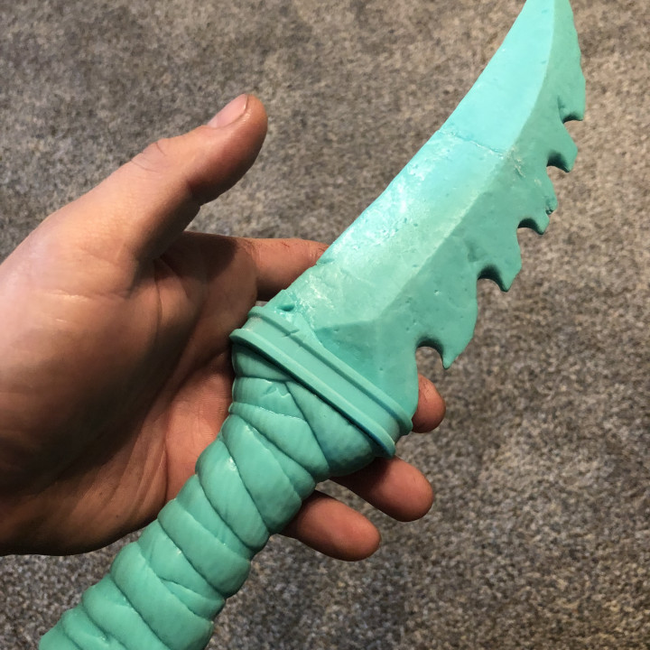 3D Print of Dragon Tooth Dagger by TimTheGr8