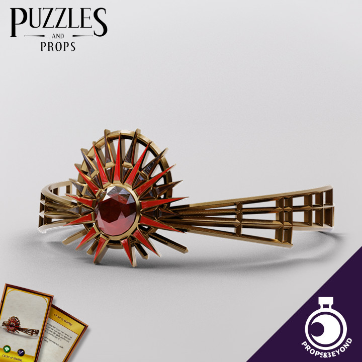3D Printable Circlet of Blasting by Props&Beyond