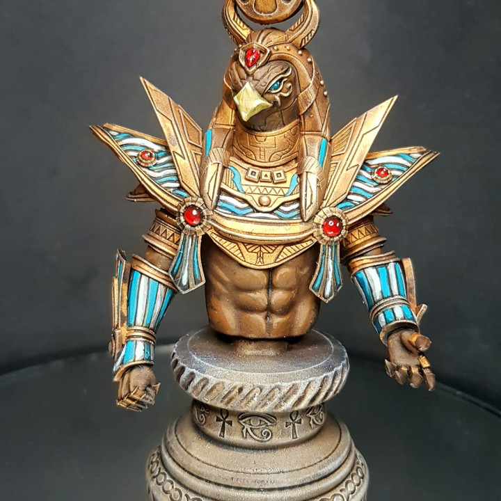3D Print of Ra, God of the Sun Busts (Pre-supported) by michaelentwistle