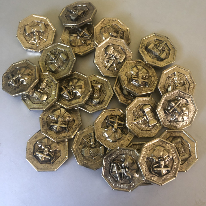 3D Print of Dwarven Coin by jakejacobs