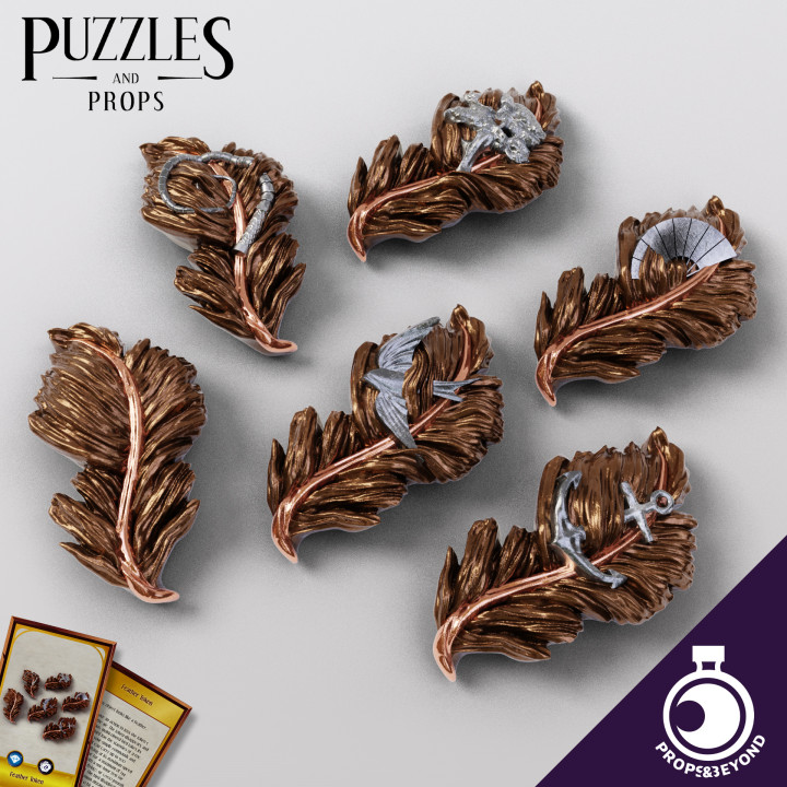 3D Printable Feather Tokens by Props&Beyond