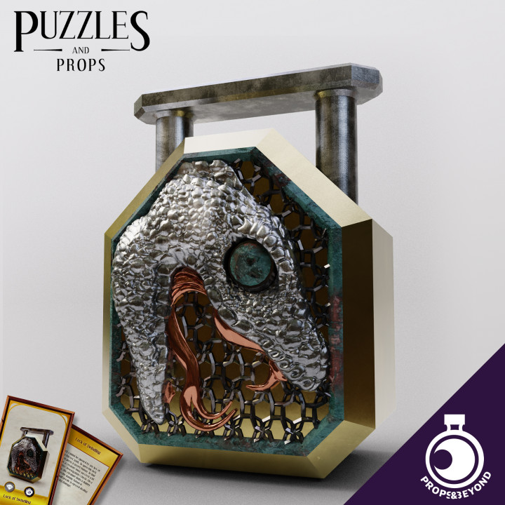3D Printable Lock of Swindling by Props&Beyond