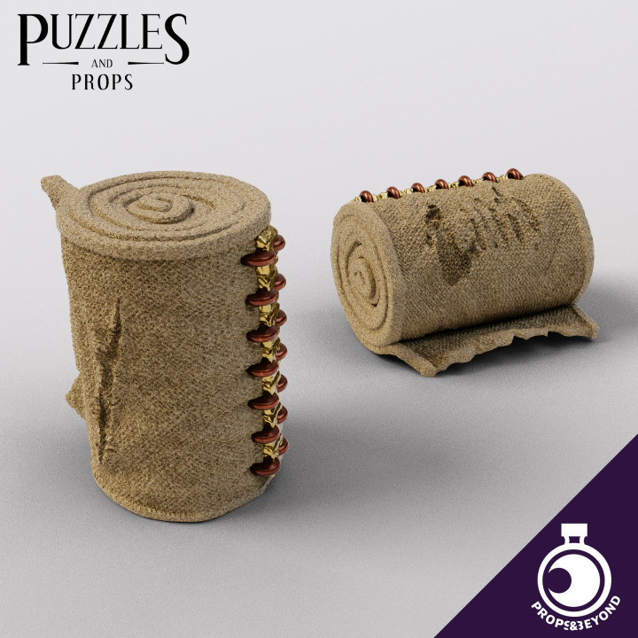 3D Printable Mummy Bandage - Monster Trophy by Props&Beyond