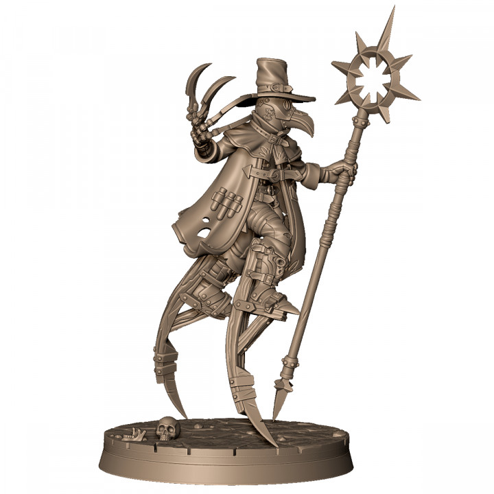 3D Printable Torture officer Dr. Beak by Willy Kao