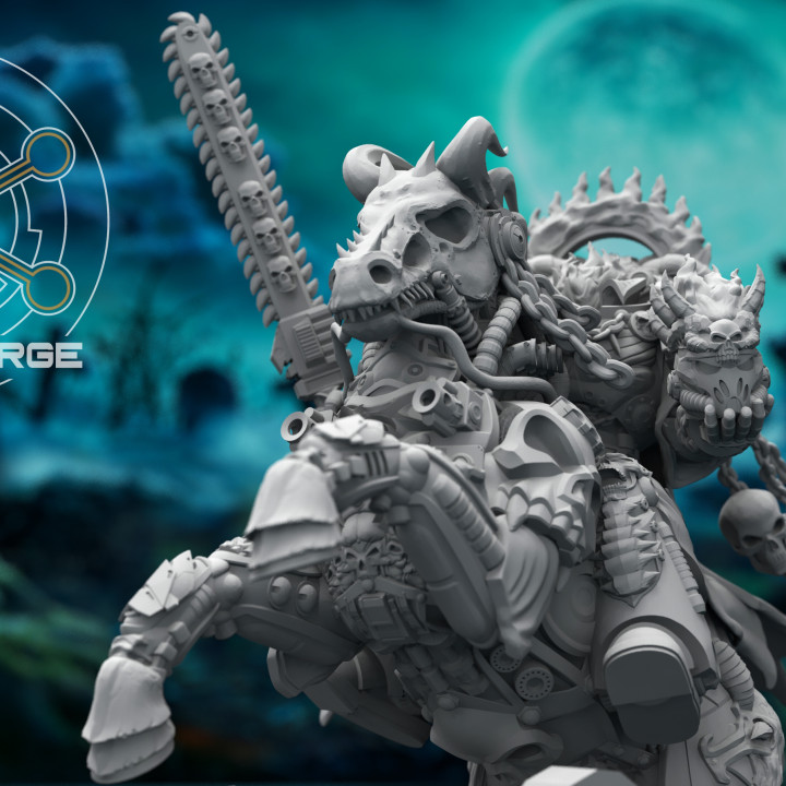 3D Printable Hades Headless Horseman by Atlan Forge