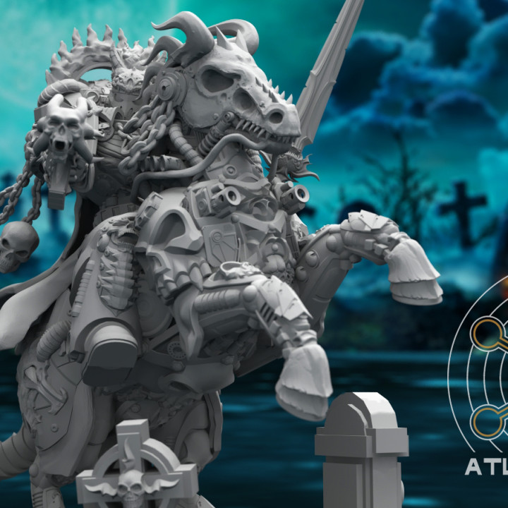 3D Printable Hades Headless Horseman by Atlan Forge