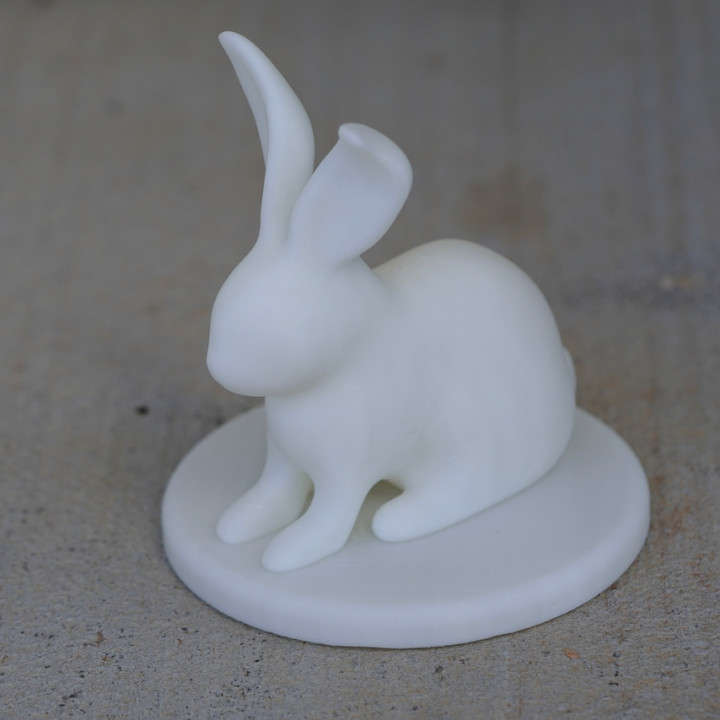 3D Printable Bunny rabbit by Philippe Barreaud