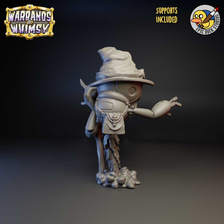 3D Printable M3RL1N Robot Wizard by Mike "Epic Duck" Cousins