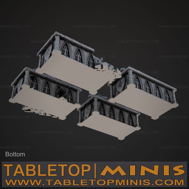 3D Printable Vampire Stone Sarcophagus by TableTopMinis