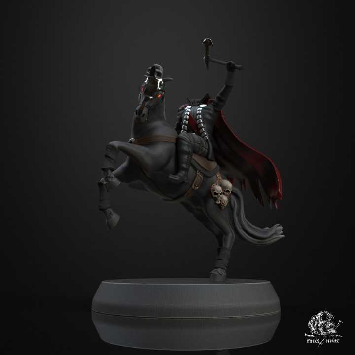 3D Printable Headless Horseman (Pre-Supported) by Fotis Mint Studios