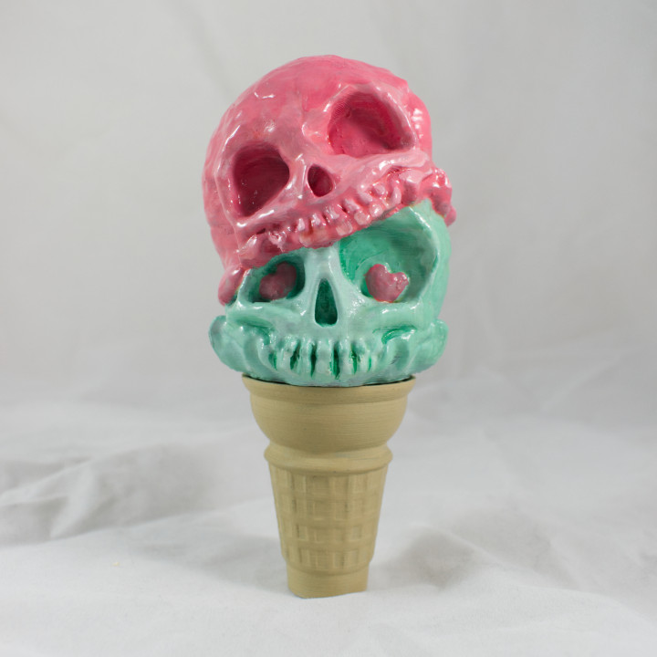 3D Printable I Scream Cone by Tanya Wiesner