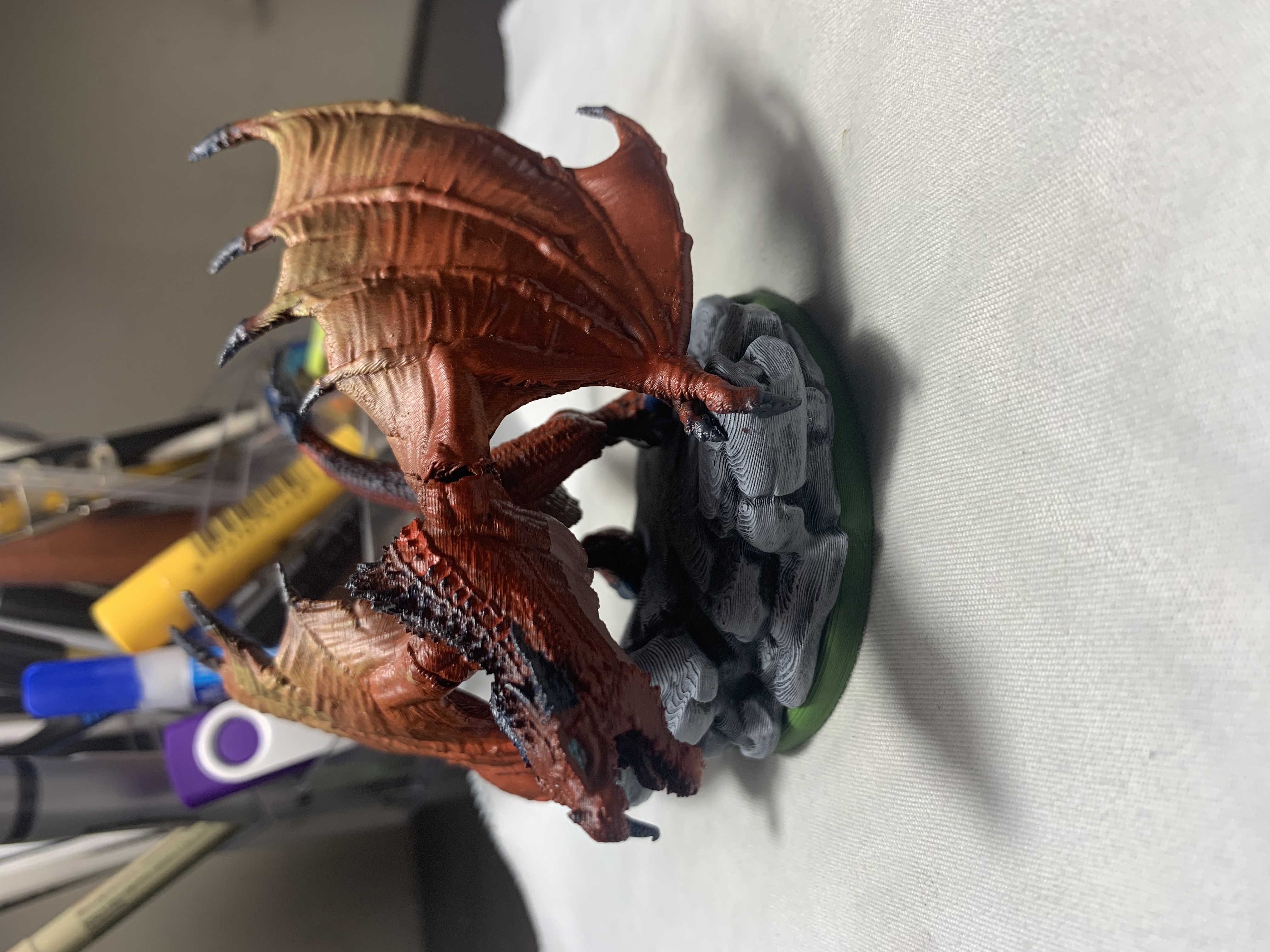 3D Printable Draconic Wyvern / Bulky Dragon / Flying Fire Drake by Epic ...